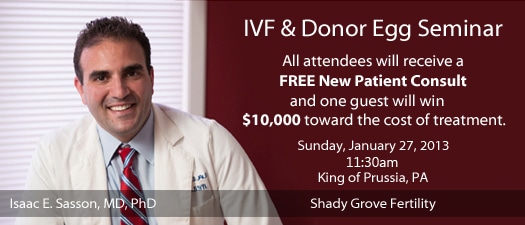 IVF & Donor Egg Seminar - King of Prussia, PA